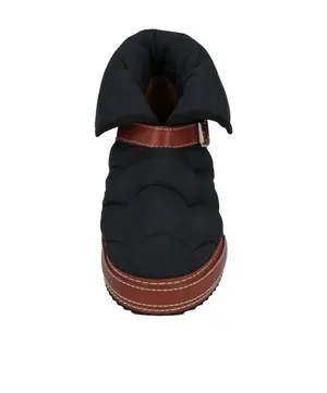 Chloé Two-tone Spliced Quilted Ankle Boots