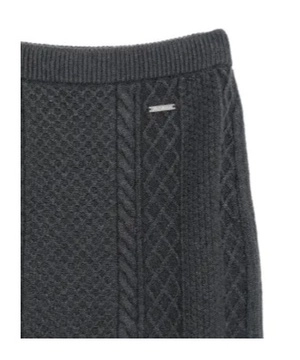 J.W.ANDERSON Logo-plaque Cable-knit Mini Skirt