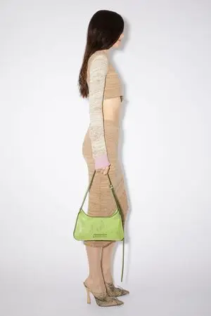 Acne Studios Cracked Leather Shoulder Bag