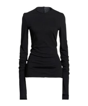 Rick Owens Long Sleeve Ruched Top
