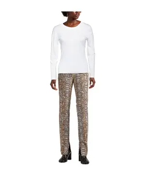GANNI Solid Long-sleeve T-shirt