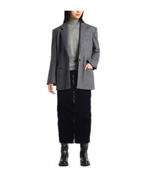 Sportmax Ribbed-knit Midi Skirt With Zipper Detail