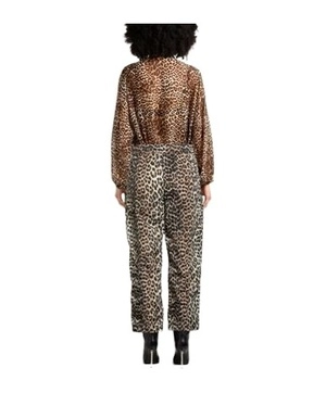 GANNI Leopard Print Cargo Trousers