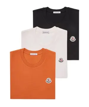 Moncler Logo Patch Cotton T-shirt