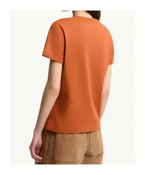Moncler Logo Patch Cotton T-shirt