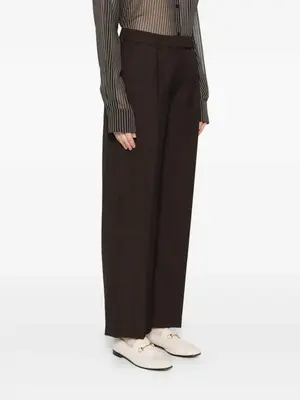 LOW CLASSIC Pleated Front Trousers