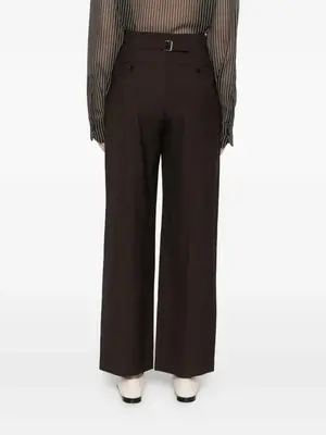 LOW CLASSIC Pleated Front Trousers