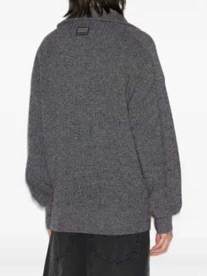 Isabel Marant Étoile Ribbed Zip-neck Sweater