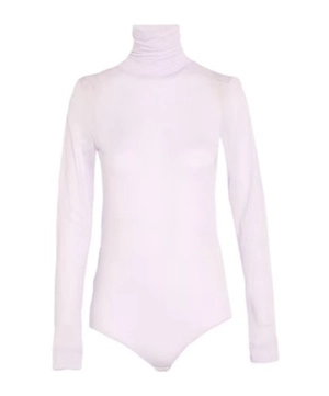 MAISON MARGIELA Vhigh-neck Long-sleeve T-shirt