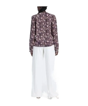 Isabel Marant Étoile V-neck Cropped Long-sleeve Top