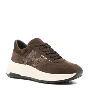 Hogan Glitter Logo Trainers