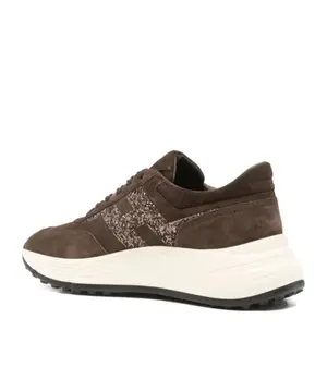 Hogan Glitter Logo Trainers