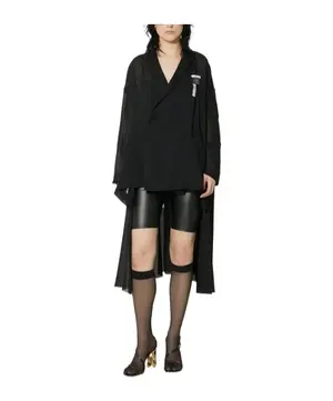 Undercover Asymmetrical V-neck Cape Top