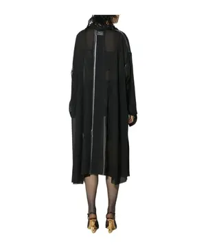 Undercover Asymmetrical V-neck Cape Top