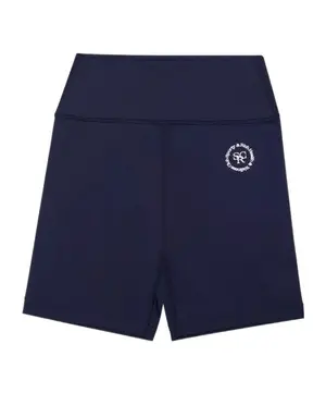 SPORTY  RICH Sporty & Rich Logo Print Cycling Shorts