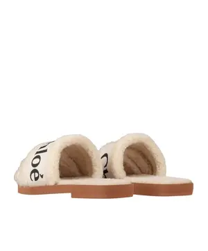 Chloé Teddy Fleece Slippers