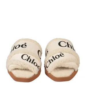 Chloé Teddy Fleece Slippers