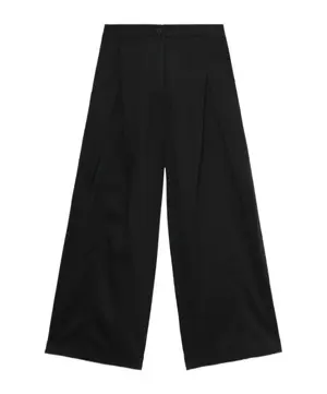 LOW CLASSIC Wide-leg Trousers - Black