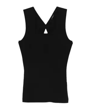 JOSEPH Keyhole Ribbed Knit Top