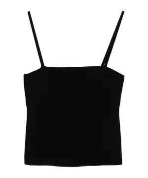 Vince Square Neck Spaghetti Strap Compact Top