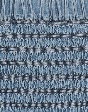 Isabel Marant Étoile Denim Mini Skirt With Ruffle Hem - Blue