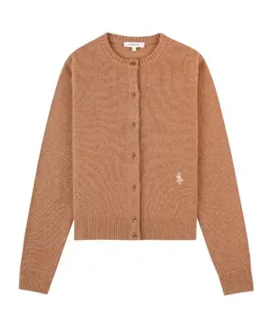 SPORTY  RICH Button Embroidered Cardigan - No
