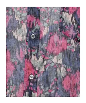 Isabel Marant Étoile Multi-color Woven Long-sleeve Shirt