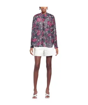 Isabel Marant Étoile Multi-color Woven Long-sleeve Shirt