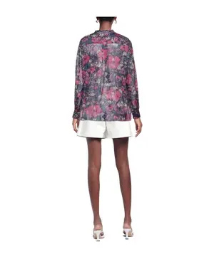 Isabel Marant Étoile Multi-color Woven Long-sleeve Shirt
