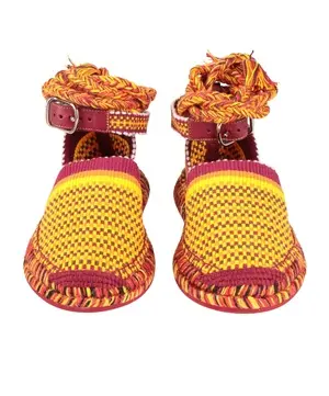 Chloé Espadrille Sandals With Tie Fastening