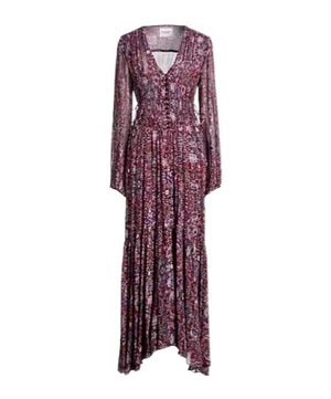 Isabel Marant Étoile Long-sleeve V-neck Dress - Red