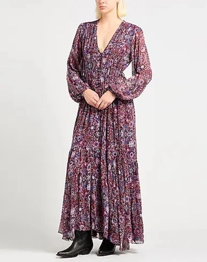Isabel Marant Étoile Long-sleeve V-neck Dress