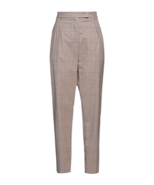 Max Mara Plaid Cool Wool Trousers