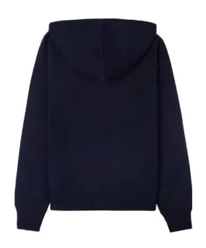 SPORTY  RICH Sporty & Rich Zip Hoodie With Embroidered Detail