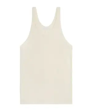 Helmut Lang Embroidered Sleeveless Top