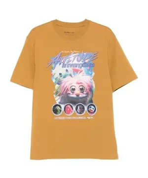 Martine Rose Graphic-print Cotton T-shirt - Yellow