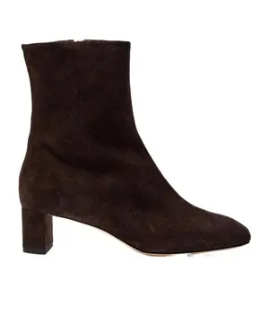 AeydĒ 45mm Millie Suede Block-heel Boots