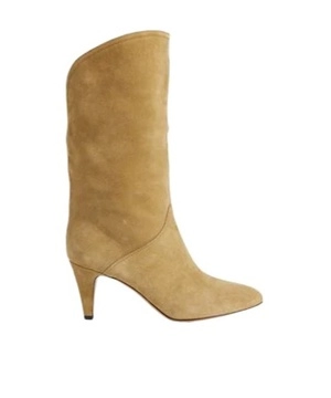 Isabel Marant Étoile Suede Ankle Boots With Kitten Heel - Brown