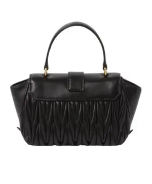 Miu Miu Matelassé Leather Tote Bag