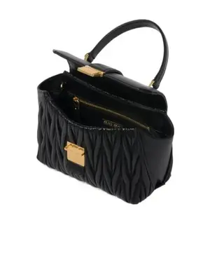 Miu Miu Matelassé Leather Tote Bag