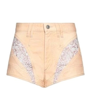 Isabel Marant Étoile Light Wash High Waist Denim Hot Pants