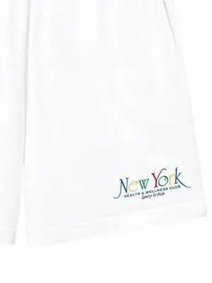 SPORTY  RICH Sporty & Rich Elasticated Logo Shorts