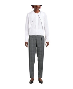 Max Mara Prince Of Wales Check Tapered Trousers