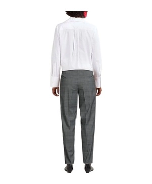 Max Mara Prince Of Wales Check Tapered Trousers