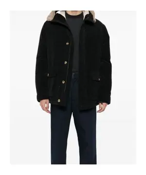 Brunello Cucinelli Corduroy Hooded Coat