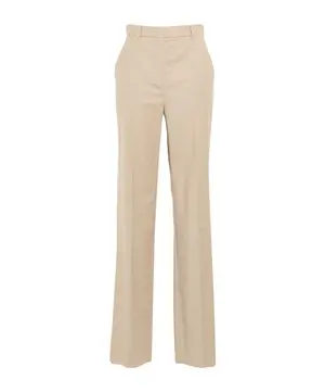 Max Mara Wide-leg Cool Wool Trousers