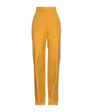Max Mara Solid-colored Straight-leg Pants - Orange