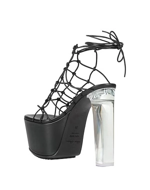 Rick Owens Simple Genuine Leather Sandals