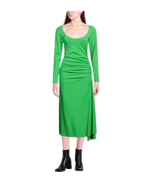 Marni Solid Color Long-sleeve Dress