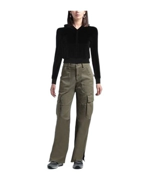 Balenciaga Cropped Velour Hooded Jacket